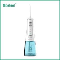 China Nicefeel FC256 Hand Held Water Flosser 300ml Tank IPX7 Waterproof Oral Irrigator for sale
