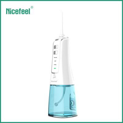 China Cordless Water Flosser 300ml Tank Portable Oral Irrigator IPX7 Waterproof Teeth Cleaner for sale