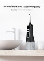 China 1400mAh IPX7 Cordless Water Flosser 300ml Portable Oral Irrigator Teeth Cleaner for sale