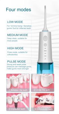 China 5W Cordless Water Flosser 320ml IPX7 Portable Dental Oral Irrigator for sale