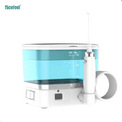 China Nicefeel Cordless Rechargeable Water Flosser 500ml IPX7 Portable Oral Irrigator for sale