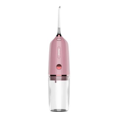 China Mini Water Flosser Oral Irrigator 130ml Portable Cordless IPX7 1.5H Charging for sale