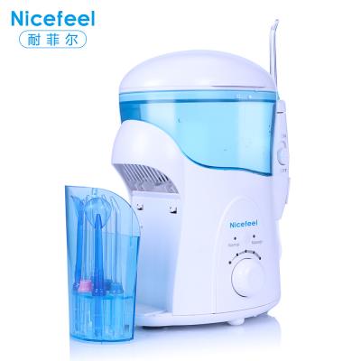 China Nicefeel FC288 600ml Oral Irrigator Water Jet Dental Flosser 30-125 psi for Plaque Removal for sale