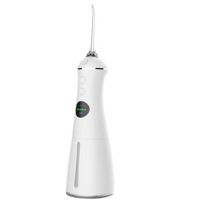 China 300ml Cordless Water Flosser 1250-1700RPM OLED Display IPX7 Oral Irrigator for sale