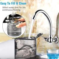 China Nicefeel FC159 Countertop Water Flosser 300ml Detachable Tank IPX7 Oral Irrigator 1400-1800 Pulse for sale