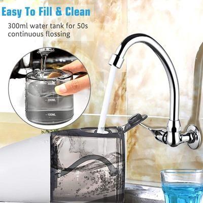 China Nicefeel FC159 Countertop Water Flosser 300ml Detachable Tank IPX7 Oral Irrigator 1400-1800 Pulse for sale