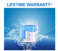 China IPX4 Water Flosser with UV Sterilizer 1000ml Tank 30-120psi Pressure Teeth Cleaner for sale