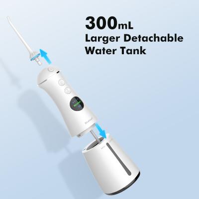 China Travel Oral Water Irrigator 300ml 6 Speeds Portable Water Flosser IPX7 for sale