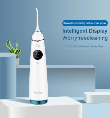 China Handheld Smart Water Flosser 280ml IPX7 Oral Irrigator 2 Nozzles for sale