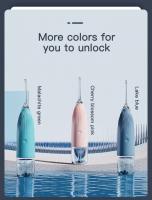 China Cordless Oral Water Irrigator 800mAh Battery Portable Water Flosser for Travel Teeth Cleaning for sale