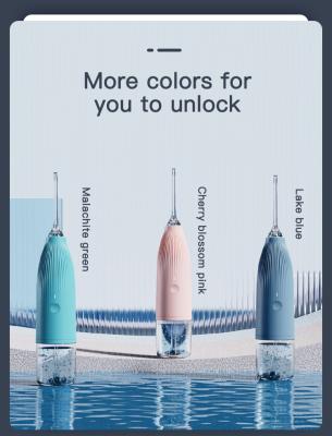 China Cordless Oral Water Irrigator 800mAh Battery Portable Water Flosser for Travel Teeth Cleaning for sale