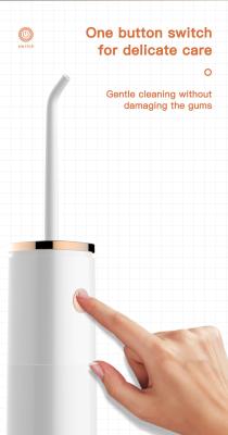 China Nicefeel Cordless Water Flosser 280ml Portable Dental Oral Irrigator 100-240V for sale