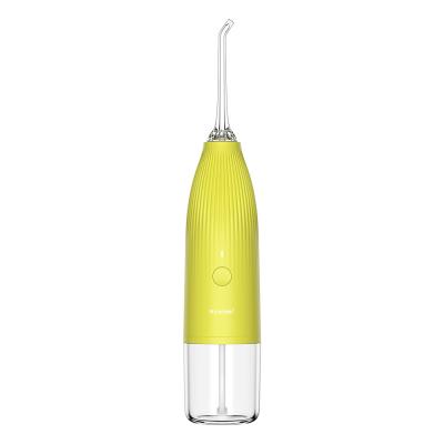China Portable Ultrasonic Mini Water Flosser 200g Lightweight 100ml Tank Cordless Oral Irrigator for sale