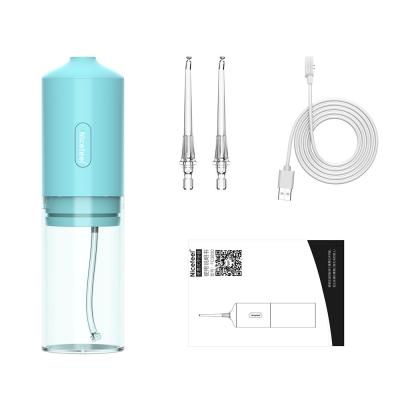 China Customized IPX7 Mini Water Flosser With 160ml Open Water Tank for sale