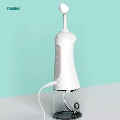 China Nicefeel NJ159 Portable Electric Nasal Irrigator 300ml Tank IPX7 Waterproof 1400mAh Battery for sale