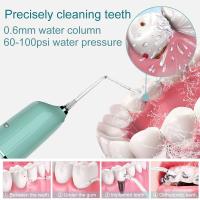 China FC3920 130ml IPX7 USB Rechargeable Oral Water Flosser 800mAh Portable Dental Irrigator for sale