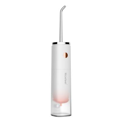 China Mini Foldable Water Flosser 77mL Tank IPX7 Portable Oral Irrigator with Storage Case for sale