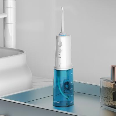China Nicefeel 300ml Water Flosser with 4 Modes 1400-1800 Pulse IPX7 Quick Charge for sale