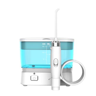 China 500ml Personal Water Flosser with 2 Nozzles IPX7 Waterproof Portable Oral Irrigator for sale