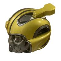 China Aluminum ABS Bumblebee Bluetooth Speaker Helmet Stereo Sound With LED Flashing Light for sale