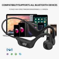 China Bone Conduction Wireless Bluetooth Earphone Noise Reduction Waterproof For Run Sports for sale