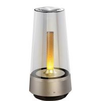 China Music Playing Bluetooth Speaker Lamp BT4.2 Flame Atmosphere Speaker for sale