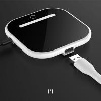 China 15W Fast Wireless Charger Qi Charging Station LED Adjustable Table Lamp for Samsung S20 S10 Note10 iPhone 13 14 for sale