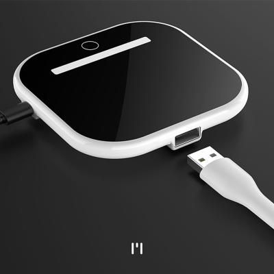 China 15W Fast Wireless Charger Qi Charging Station LED Adjustable Table Lamp for Samsung S20 S10 Note10 iPhone 13 14 for sale