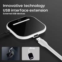 China 15W Fast Wireless Charger Qi Charging Station LED Adjustable Table Lamp for Samsung S20 S10 Note10 iPhone 13 14 for sale