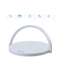 China Night Lamp Quick Wireless Charger 10W Qi Stand Dock Station Wireless for sale