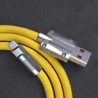 China Fast Type USB C Data Cable 120W 6A Liquid Silicone Super Charge for sale