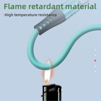 China Magnetic Fast Charging Cord USB Cable For Phone Liquid Silicone for sale