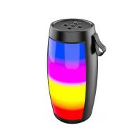 China Portable LED Flashing Light Bluetooth Speaker 1200mAh Waterproof 10W Subwoofer for sale