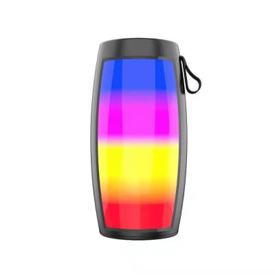 China Portable LED Flashing Light Bluetooth Speaker 1200mAh Waterproof 10W Subwoofer for sale