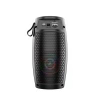 China Portable LED Flashing Light Bluetooth Speaker 1200mAh Waterproof 10W Subwoofer for sale