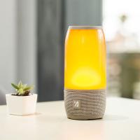 China LED Flashing Night Light Bluetooth Speaker 5W Portable Waterproof Card Speaker BT5.0 1200mAh for sale