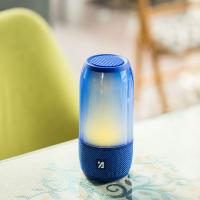 China LED Flashing Night Light Bluetooth Speaker 5W Portable Waterproof Card Speaker BT5.0 1200mAh for sale