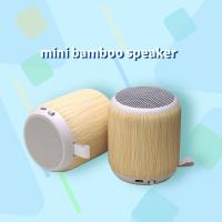 China Mini Bamboo Wireless Bluetooth Speaker Portable Simple Small Ipx4 Waterproof for sale