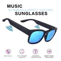 China Bluetooth Earphone Smart Glasses With Mic Sport Ipx7 Waterproof Microphone Speaker for sale