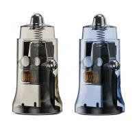 China 30W USB C Car Charger Transparent Fast Charger PD QC3.0 6A Dual Port for iPhone Samsung for sale