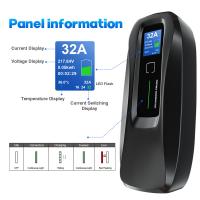 China EV Type 2 Portable Car Charger 7kW 32A 220V with CEE Plug 6m Cable for sale