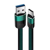 China Nylon Braided Fast Charging Data Transfer Cable 1M 2M 3M 480Mbps 3A for sale