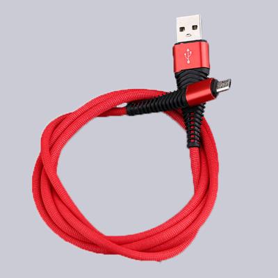 China Nylon Braided Fast Charger Cable 3A 480Mbps Data Transfer 1M 2M 3M Type C Lightning Micro USB for sale