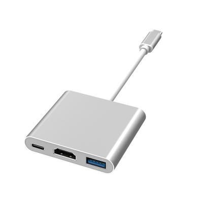 China USB C Hub 4K HDMI Adapter 85W PD Fast Charging USB 3.0 Dock Station for Laptop for sale