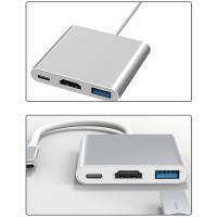 China USB C Hub 4K HDMI Adapter 85W PD Fast Charging USB 3.0 Dock Station for Laptop for sale