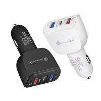 China QC 3.0 35W USB Car Charger 3 Ports 5V 7A 12V 1.8A Fast Charging for Mobile Phone for sale