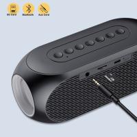 China 60Hz 10Hours Play Time Wireless Portable Speaker With Clock Led Mirror Plate for sale