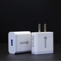 China 5V 3A 9V 2A Fast USB Chargers QC3.0 QC2.0 ABS PC Plastic Material for sale