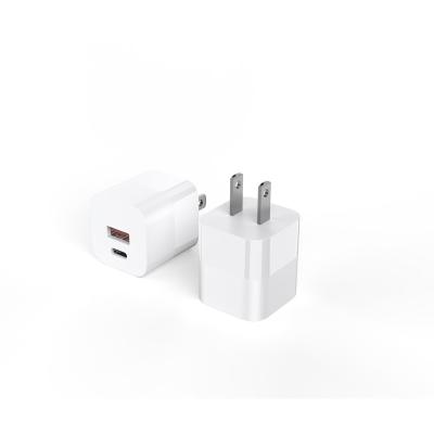 China Fast Charging Mini GaN USB Charger ABS PC Plastic Travel Quick Charger for sale