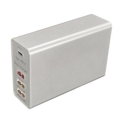 China 100W GaN USB C Charger 4 Port PD QC Fast Charging Station for MacBook iPad iPhone Laptop for sale